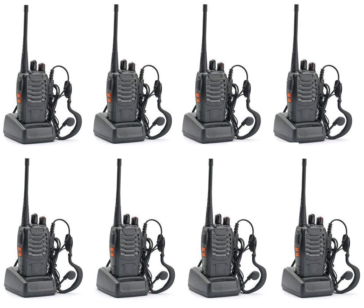 Buy SekyuritiBijon UHF 400-470MHz CTCSS/DCS Handheld Radio Walkie ...