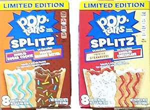 Amazon.com: Pop Tarts Splitz- 1 Drizzled Sugar Cookie/Frosted Brownie ...
