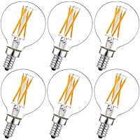LiteHistory Dimmable g16.5 led Bulb e12 g16 1/2 led Candelabra Bulb 40w led Edison Bulb 2700K ...