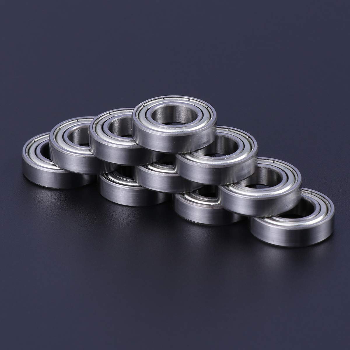 UEETEK 10pcs 6800ZZ Deep Groove Ball Bearings Two Side Metal Shields ...