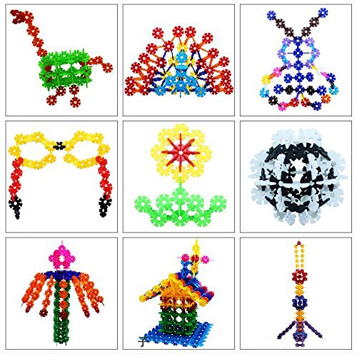 Skoolzy Creative Brain Building Toy Create o Flakes - 500 Snowflake ...