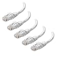 Amazon.com: Cable Matters 5-Pack Snagless Short Cat 6 Ethernet Cable 7 ...