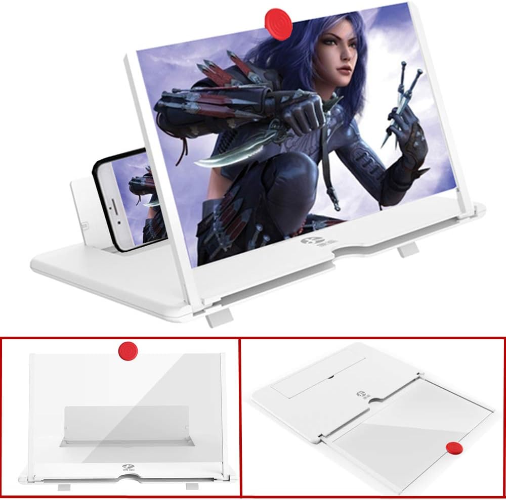 Amazon.com: 3D HD Screen Magnifier Amplifier, New Phone Holder Screen ...