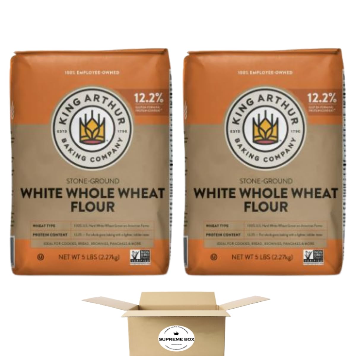 Mua King-Arthur Flour Unbleached White Whole Wheat Flour, 100% Whole ...