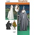 Amazon.com: Simplicity 1582 Teen's, Men's, and Women's Hooded Cape ...