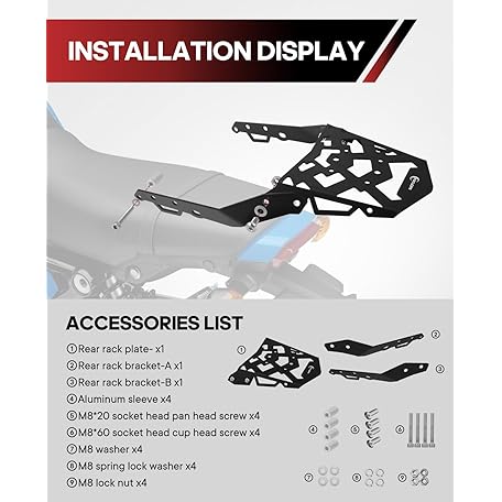 Mua INKUDRI 2024 2025 Grom Rear Rack Grom 2025 Grom Luggage Rack ...