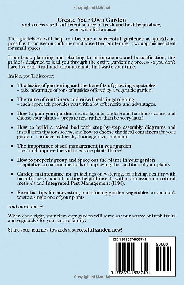 Mua Container and Raised Bed Gardening: A Beginner's Guide for First ...