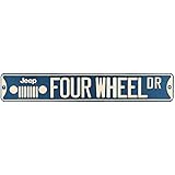 Amazon.com: Open Road Brands Jeep Trail Embossed Metal Street Sign ...