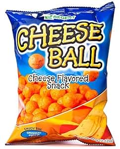 Amazon.com: Regent Cheese Ball Chips 2.12 Oz (Pack of 4)