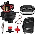Amazon.com: Carburetor With Air Filter And Cover For Briggs & Stratton ...