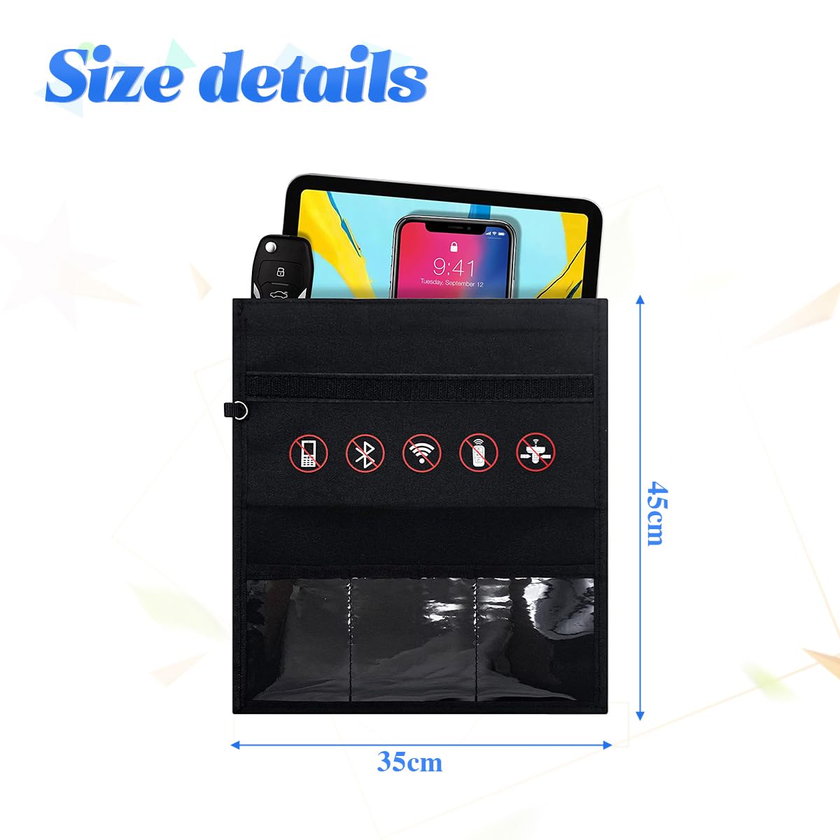Mua CGEAMDY Signal Blocking Bag, RFID Anti-Theft Signal Blocking Cages ...