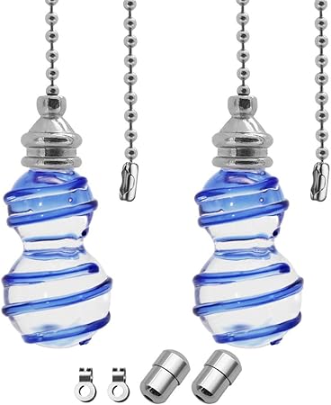 LumenTY 2 Sets bathroom light cord pulls light pull weight handle Light ...