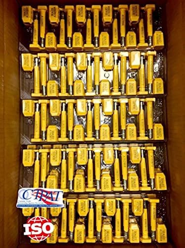 Bolt Seals, 1000 High Security Shipping Seal with Print Progressive ...