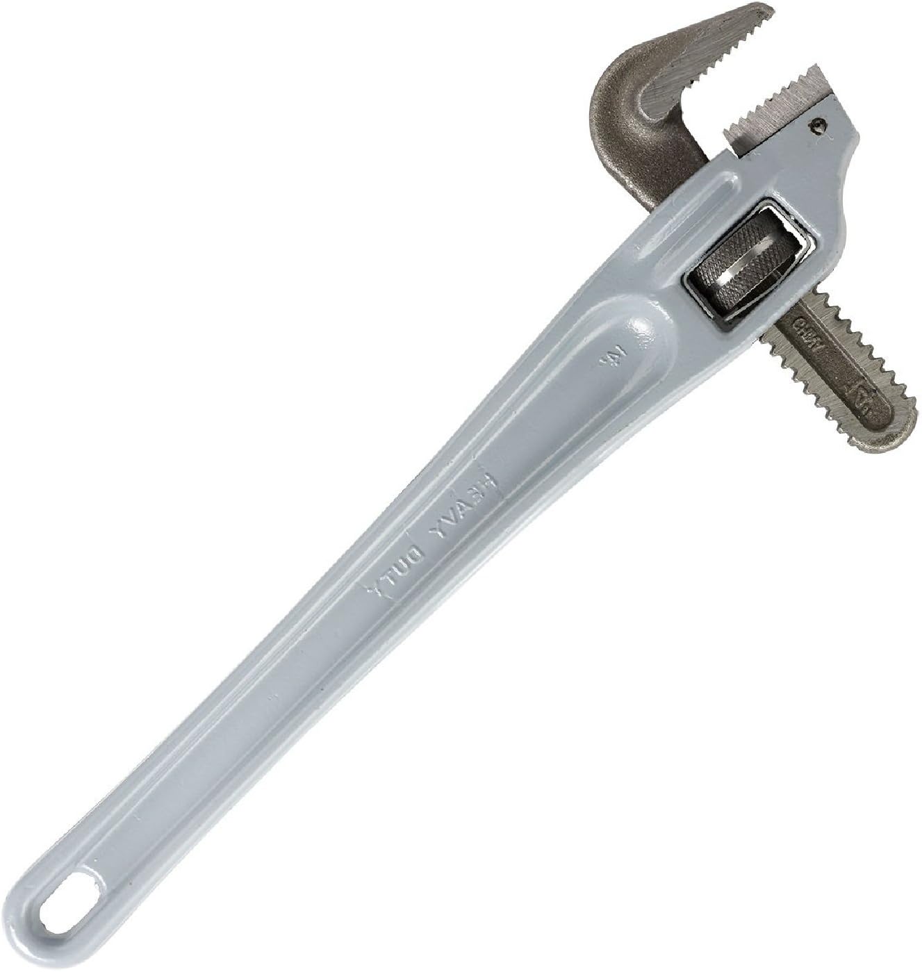 14" inch Pipe Wrench Offset 90 Degree Head & Handle Aluminum Plumbing ...