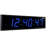 Amazon.com: Ivation Huge 24" Inch Large Big Oversized Digital LED Clock ...