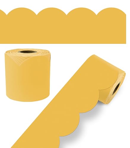 Carson Dellosa 65 Feet of Goldenrod Yellow Bulletin Board Border ...