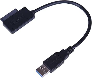Amazon.com: HDE Slimline SATA 13 Pin to USB Converter Optical Disk ...