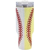Amazon.com | SEM LIFE 40 Oz Rhinestone Bling Tumbler Cup with Handle ...