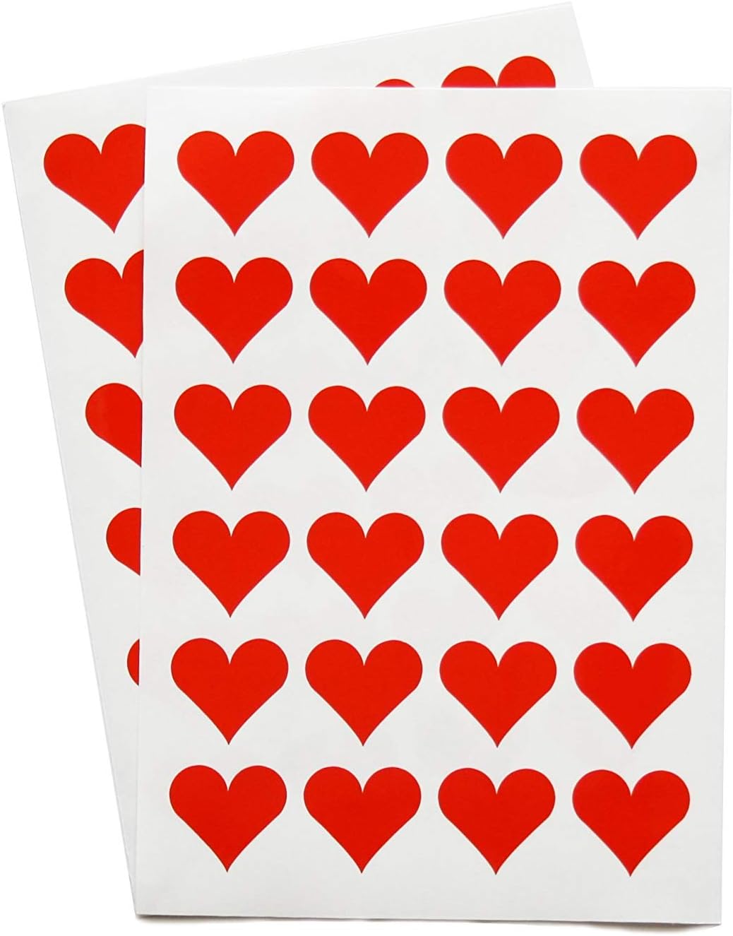 48 Red Heart Stickers – BigaMart