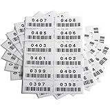 Amazon.com : 1000 Numbered Labels, 0001 Through 1000 Roll of Pre ...