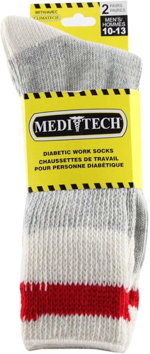 Meditech Men's Comfort Wool Work Diabetic Socks: Amazon.ca: Clothing ...
