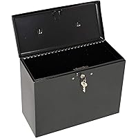 Master Lock File Box with Lock, Large Locking for Documents, Steel Keys ...