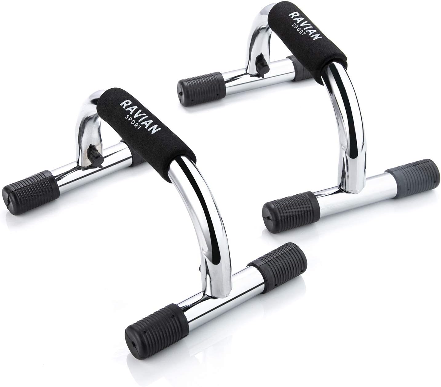 RAVIAN Push Up Stand-Ergonomic Pair of Push Up Bars with Non-Slip Foam ...