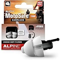 Amazon.com: Alpine MotoSafe Tour - Motorcycle Ear Plugs for Wind Noise ...