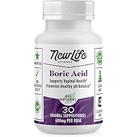 NutraBlast Boric Acid Vaginal Suppositories - 100% Pure Made in USA ...