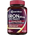 Amazon.com: Doctor’s Recipes Iron 65 mg Carbonyl Iron with Vitamin C ...