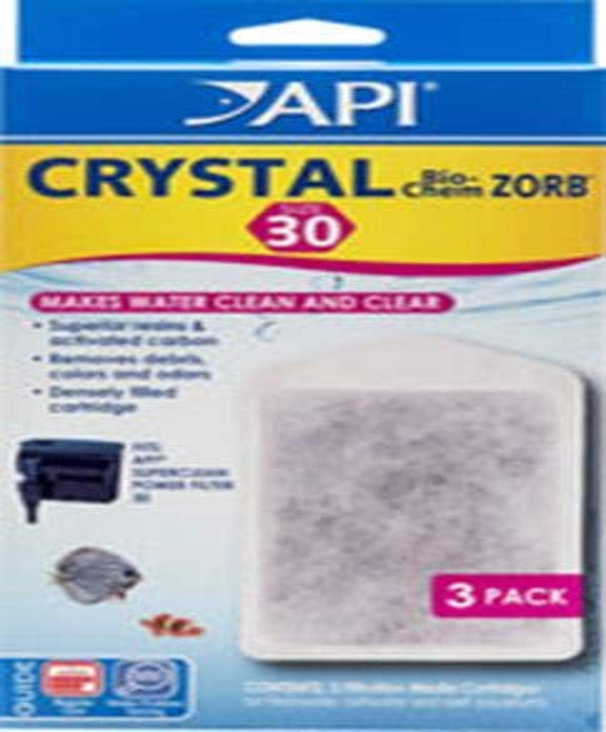 API CRYSTAL BIO-CHEM ZORB SIZE 5-20 Aquarium Filtration Media ...