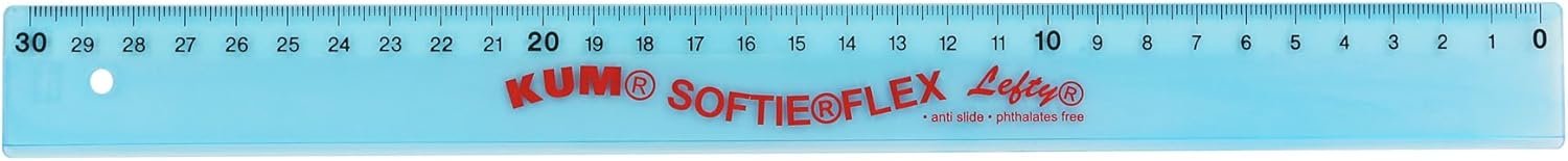 Kum az902.02.19 B Ruler) Softie Flex Lefty B – Left Handed – Blue, 30 ...