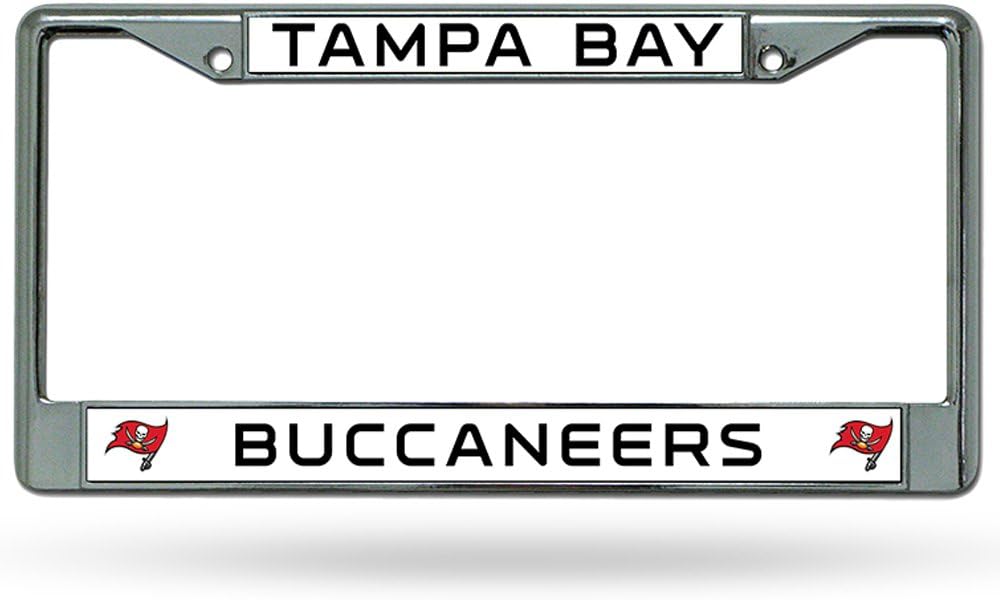 Amazon.com: Tampa Bay Buccaneers Bucs Chrome Metal License Plate Tag ...