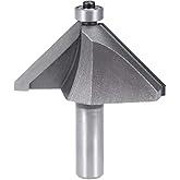 Amazon.com: uxcell Chamfer Router Bits 1/2-inch Shank with 45 Degree 1 ...