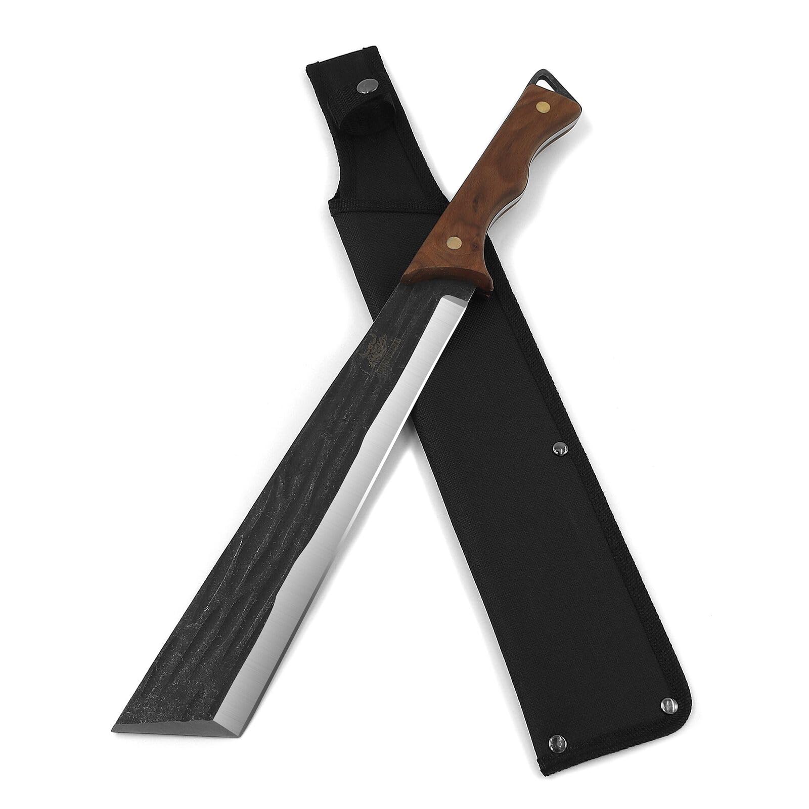WICING Machete, 16.7" Machete For Cutting Trees Heavy Duty, 3Cr13 ...