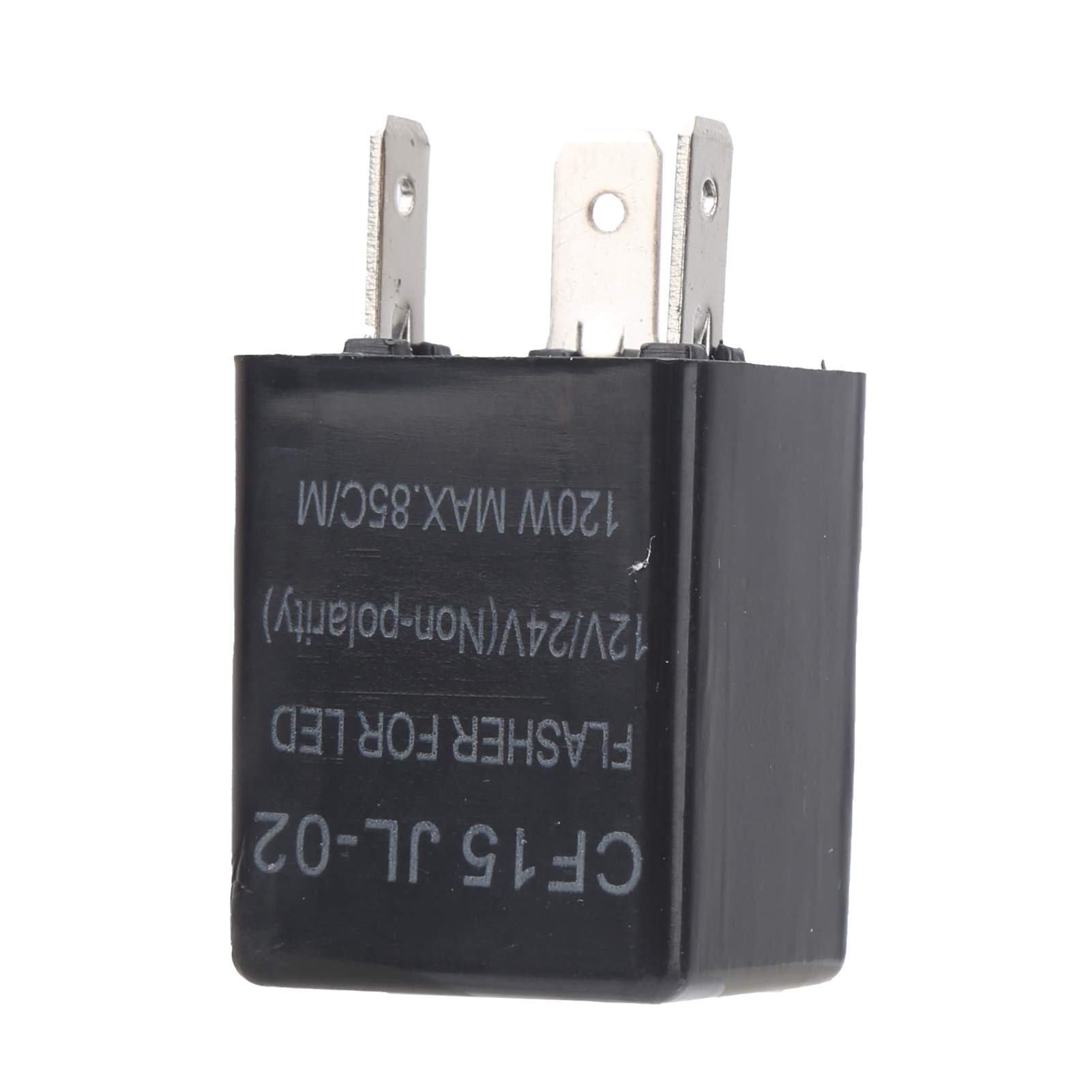 CF15 JL02 LED Flasher Relay 3 Pin Electronic Turn Flashers Non Polarity ...