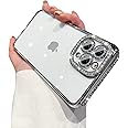 Amazon.com: Fycyko Compatible for iPhone 11 Pro Max Case with Glitter Diamond Camera Len ...