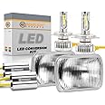 Amazon.com: Headlight Experts LED H6054 5"x7" Dual Beam Glass Sealed ...
