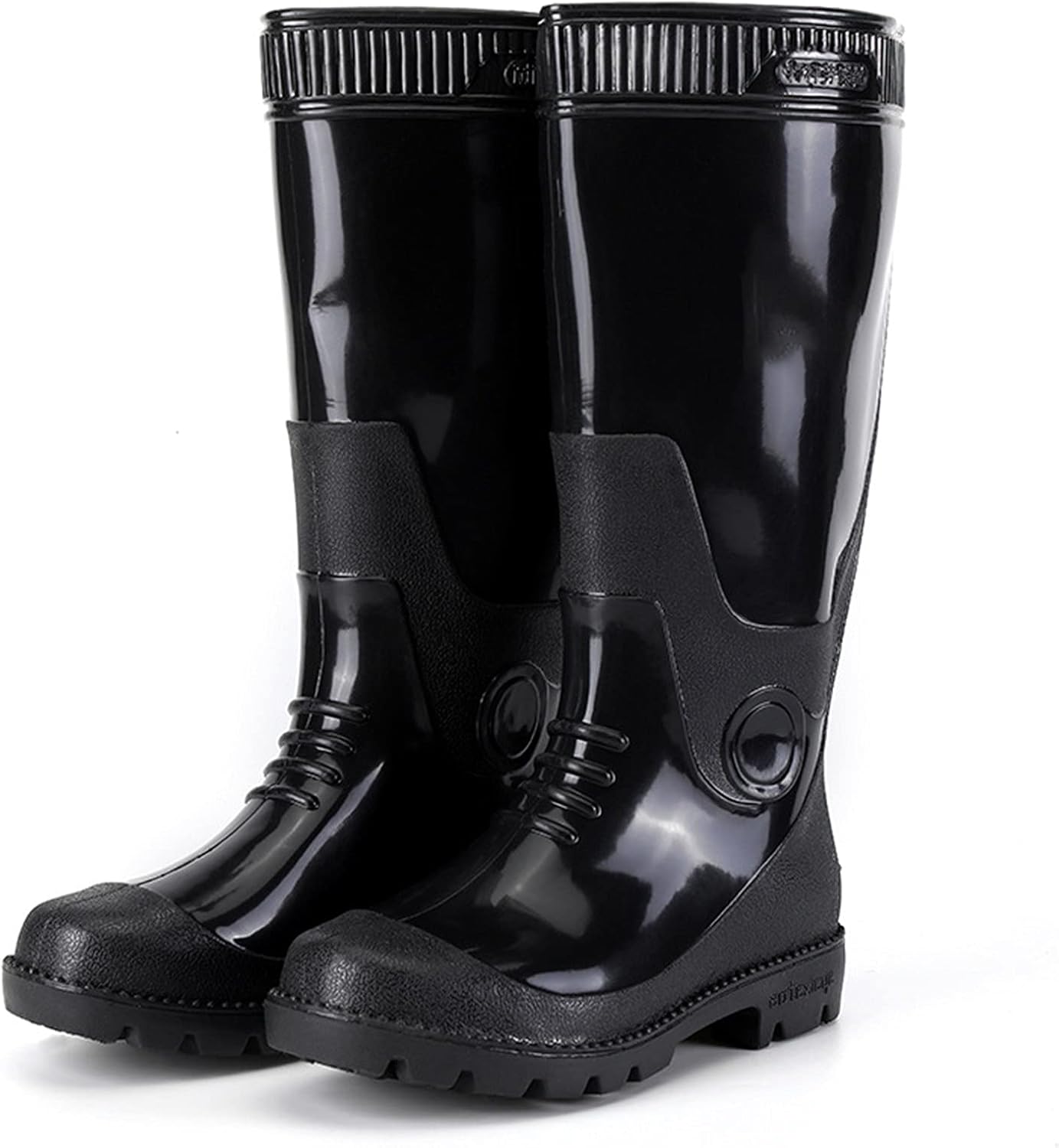 Botas De Agua, Zapatos De Lluvia Impermeables Unisex Hombres Botas De ...