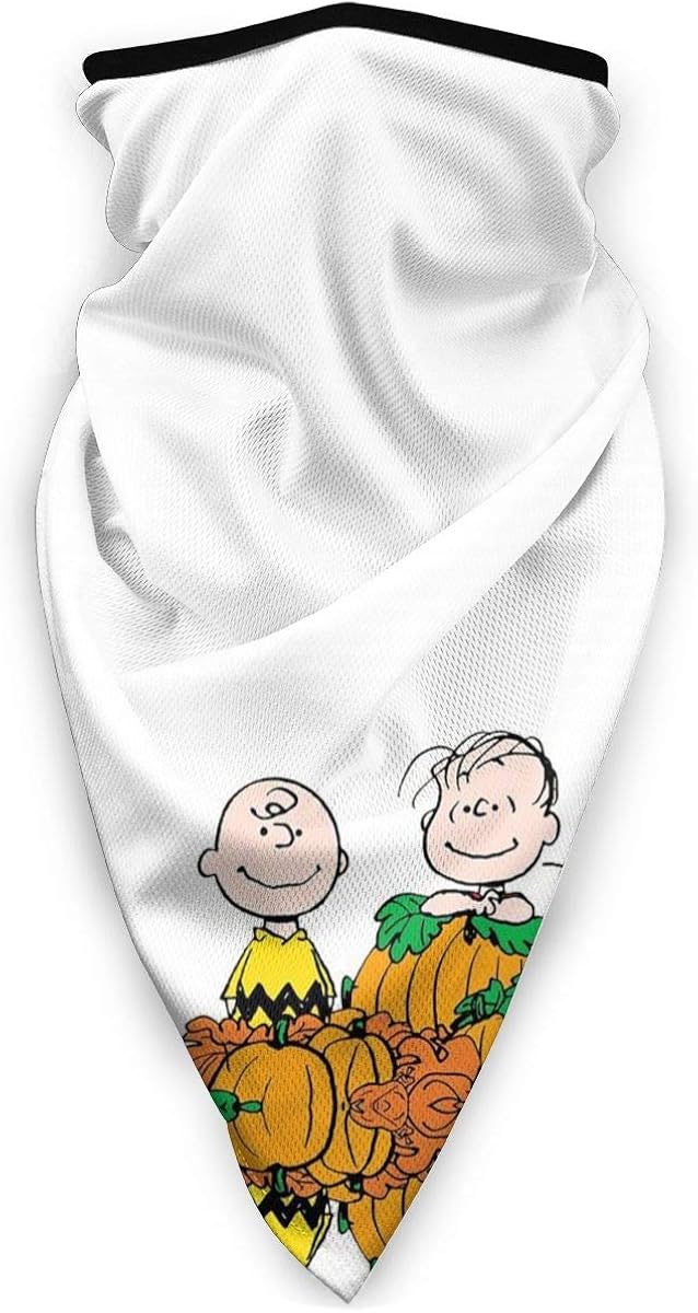 Snoopy and Charlie Brown Happy Fall Bandanas multifuncionales para la cabeza, bufanda, pañuelo ...
