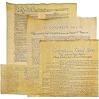 Amazon.com: MOSKILA 4 Documents of Freedom - Authentic Reproductions on ...