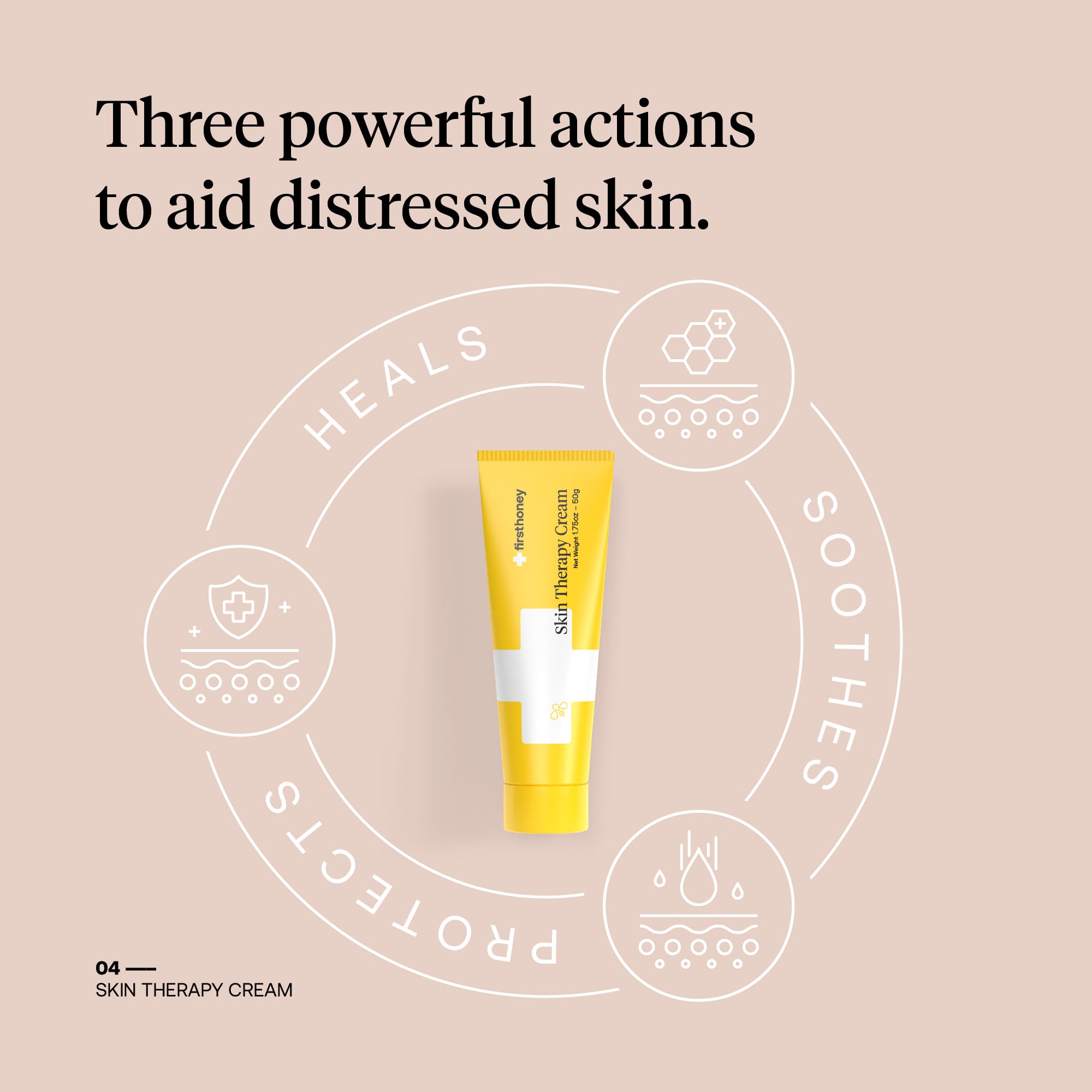 Mua FIRST HONEY® Manuka Honey Cream for Dry & Itchy Skin | Fast Relief ...