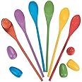 Amazon.com: Fun Express Egg Spoon Game,six wooden spoons and six egg ...