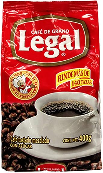 Legal, Legal Cafe Molido Bolsa 400 Gr, 400 gramos: Amazon.com.mx ...