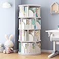 Amazon.com: LSZMXI Rotating Bookshelf Tower, 4/5 Tier Circular Bookcase ...