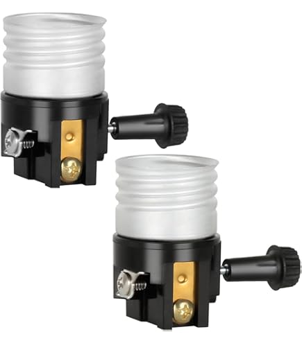 Plastic 3 Way Lamp Socket