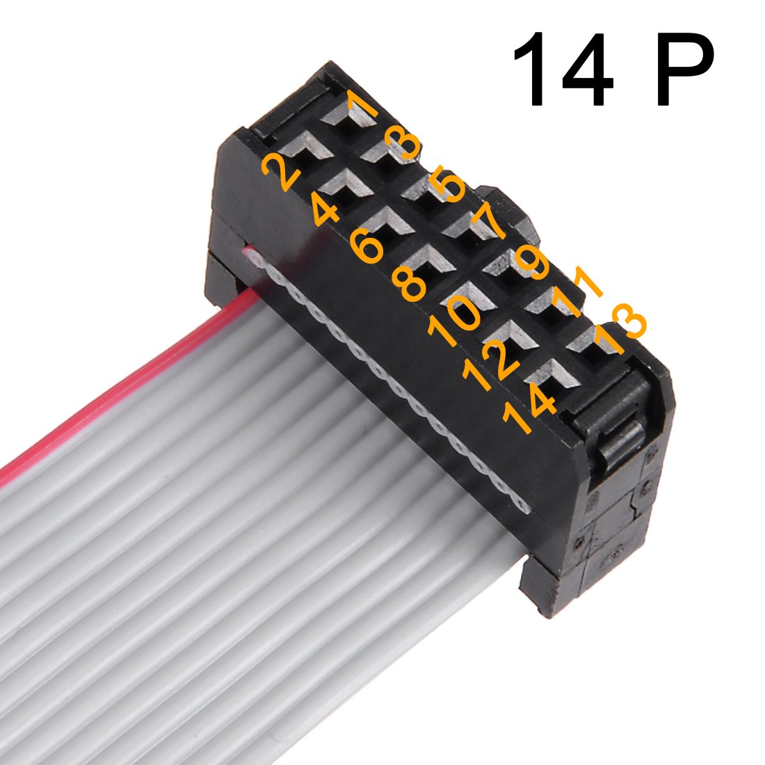 sourcing map 5 Stück IDC 6 Pin Stecker Flachbandkabel Buchse ...