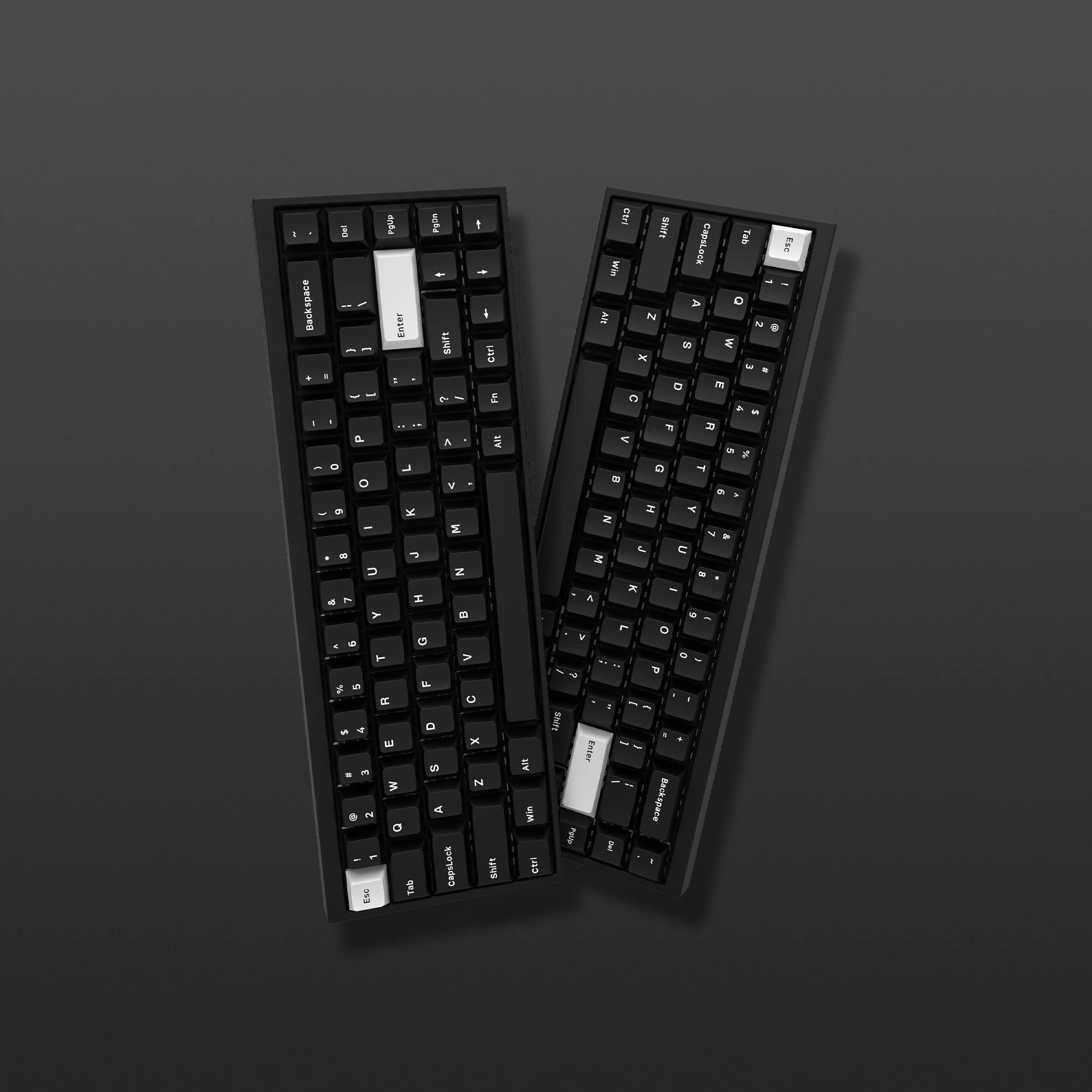 Mua XVX WOB Keycaps 168 Keys, Double Shot PBT Custom Keycap Set, Minimalist Style White on Black ...