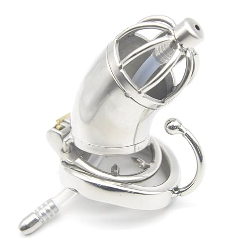 Stainless Steel Male Chastity Cage Device Belt Restraint Men Bondage ...