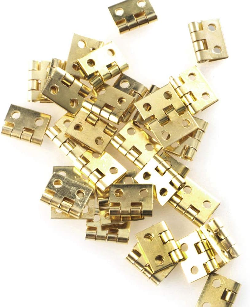 SIYI-XIU 50 Pieces Mini Hinge Hinge Small Hinge Vintage Hinge Door ...